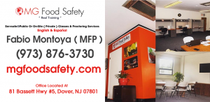 NJ Food Handlers License - MG FOOD SAFETY